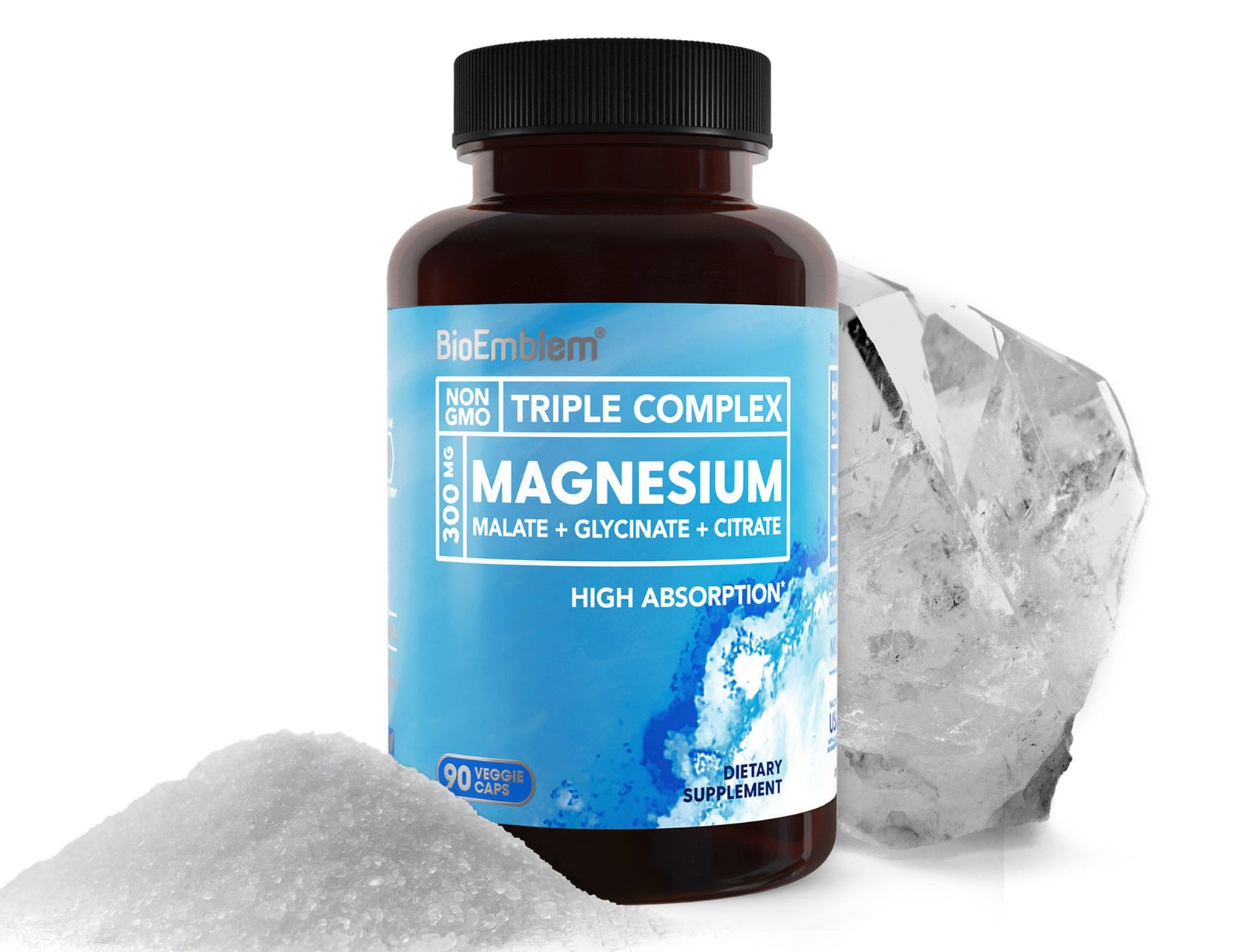 Triple Complex Magnesium, 90 Capsules – BioEmblem