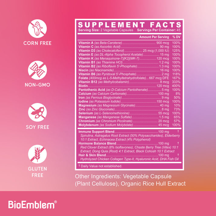 Women's Multivitamin – BioEmblem